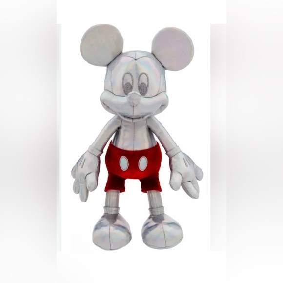Disney | Toys | Disney Parks 0th Anniversary Mickey Mouse Silver ...